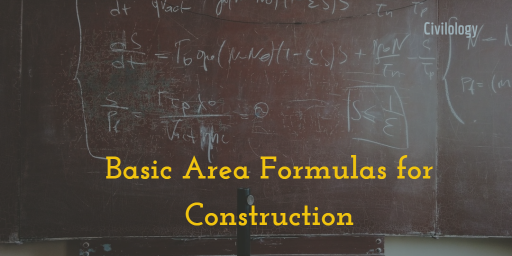 Basic Area Formulas for Construction – Civilology