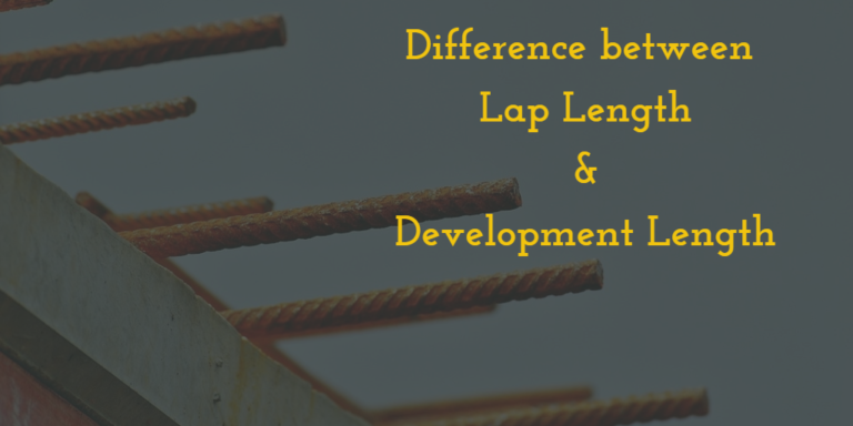 Lap Length and development length – Civilology